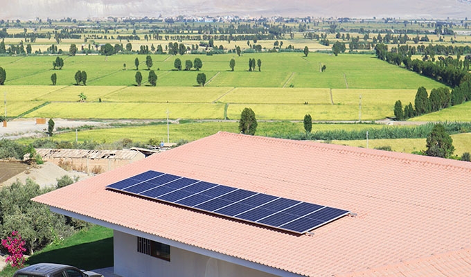 Kit casa de playa solar - paneles solares para casa - litio